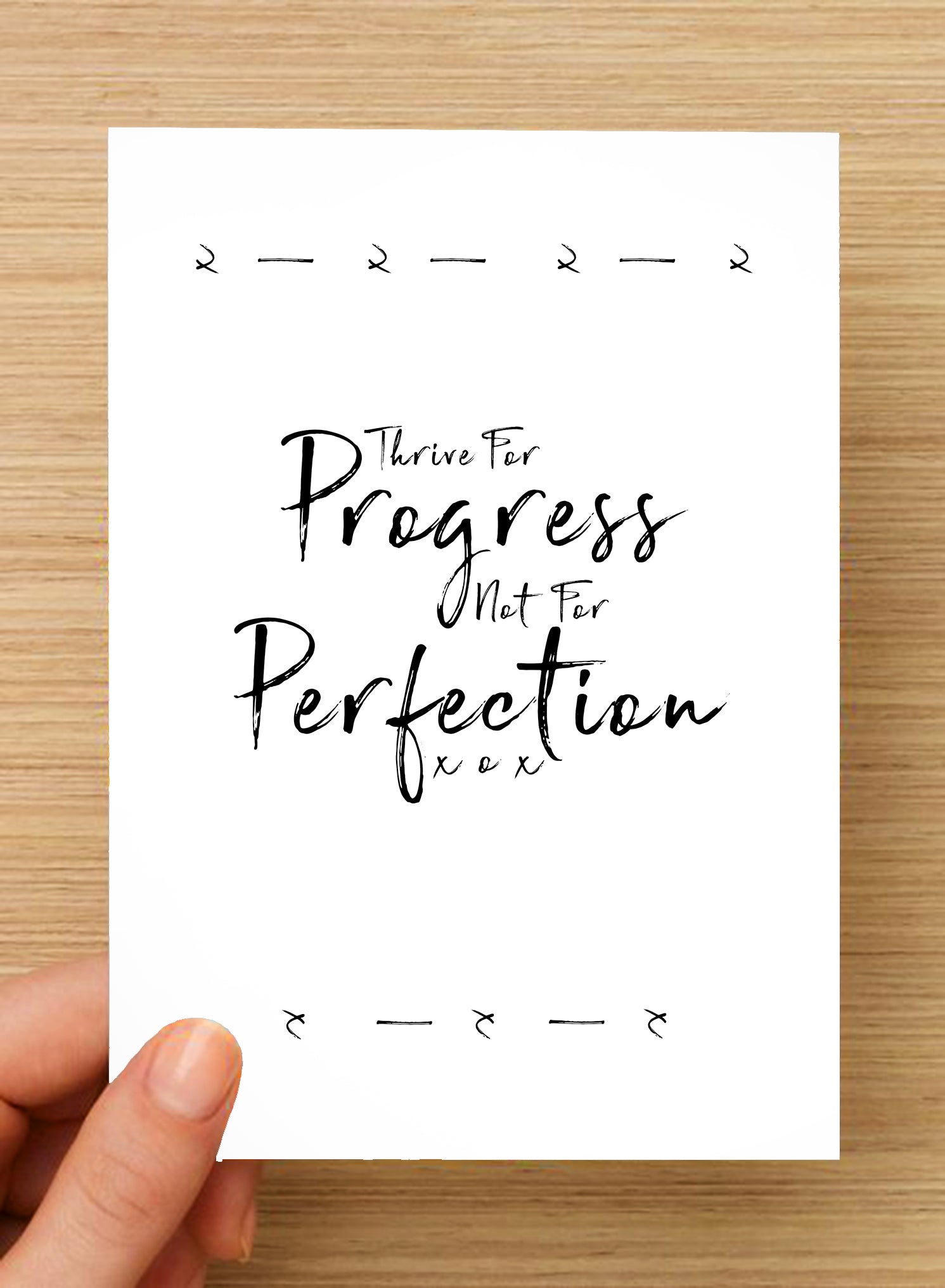 Z - Printables 2pk Progress Not Perfection Inspirational Printable ...